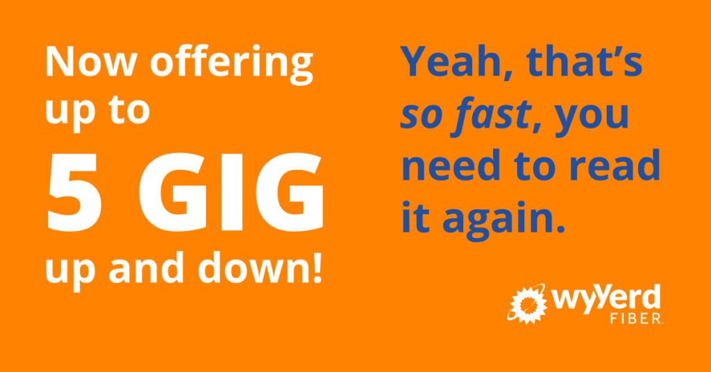 Wyyerd Fiber Launches 5 GIG Services | Wyyerd Fiber